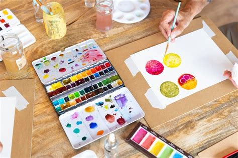 premium photo watercolor workshop expressive acuarela workshop