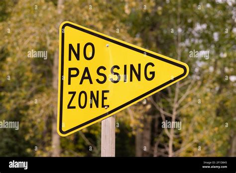 No Passing Zone Sign Blank No Passing Zone Sign What Does It Mean