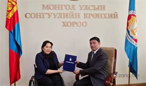 Хөгжлийн бэрхшээлтэй иргэдийн сонгох сонгогдох эрхийг хангахад дэмжлэг