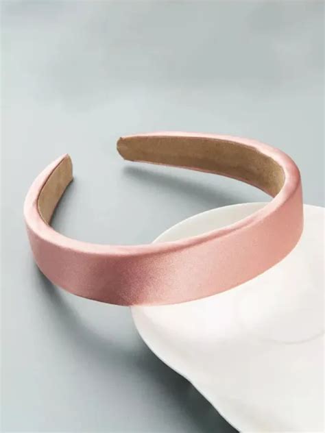SERRE TÊTE BANDE ÉCHARPE POUR Cheveux Rose Satin Tiare Bandeau Poli X EUR PicClick FR