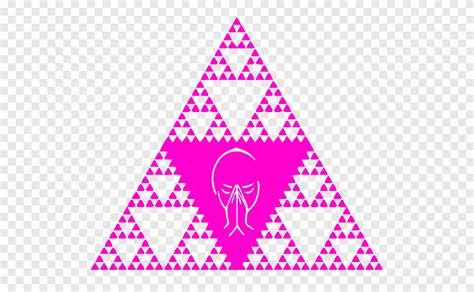 Sierpinski triangle 프랙탈 수학 Scale invariance triangle png PNGEgg