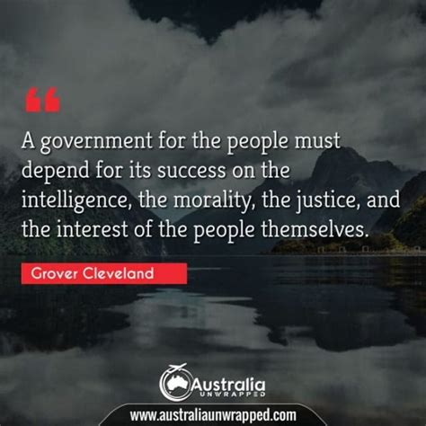 Meaningful And Inspirational Quotes By Grover Cleveland