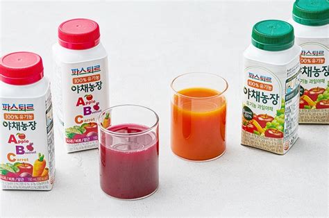 파스퇴르 유기농 야채농장 2종 190ml X 4개 마켓컬리