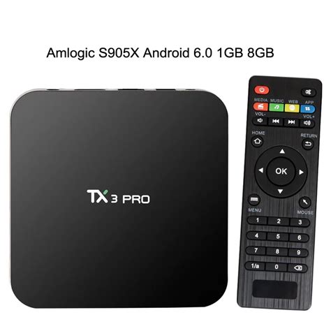 Aliexpress Buy Amlogic S X Quad Core Android Smart TV Box GB RAM GB ROM TX Pro K