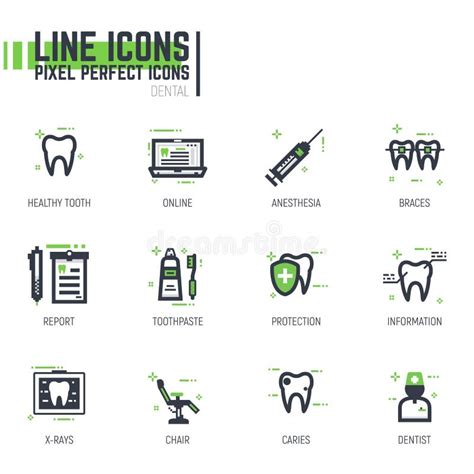 Dental Infographics Set Stock Vector Illustration Of Metal 47467520