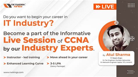 CCNA LIVE Atul Sharma Network Kings YouTube