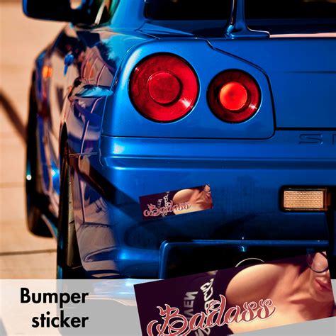 Buy Badass Racecar Drift Racing Sexy Bumper Printed Sticker Box Slap