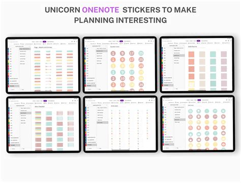 Onenote Student Planner Onenote Digital Planner Onenote Template