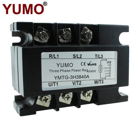 Yumo 40a Three Phase Ac Power Regulation Module Solid State Relay And