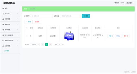 基于ssm的在线投稿系统的设计与实现cd2813160535的技术博客51cto博客