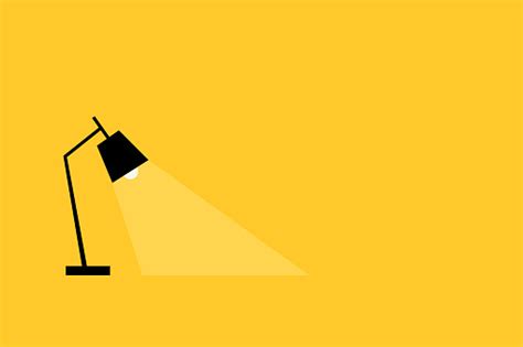 테이블 오피스 데스크탑 램프 텍스트를 배치합니다 램프 조명 조명 벡터 일러스트 레이 션 0명에 대한 스톡 벡터 아트 및 기타