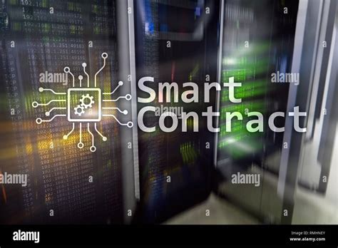 Smart Contract Blockchain Technology In Modern Business Stock Photo Alamy