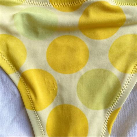 Victorias Secret Swim Never Worn Victoria Secret Yellow Polka Dot