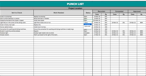 Construction Spreadsheet Db