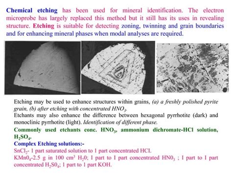 AN INTRODUCTION TO ORE MICROSCOPY PPTX Chemistry Science