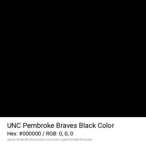 Unc Pembroke Braves Brand Color Codes