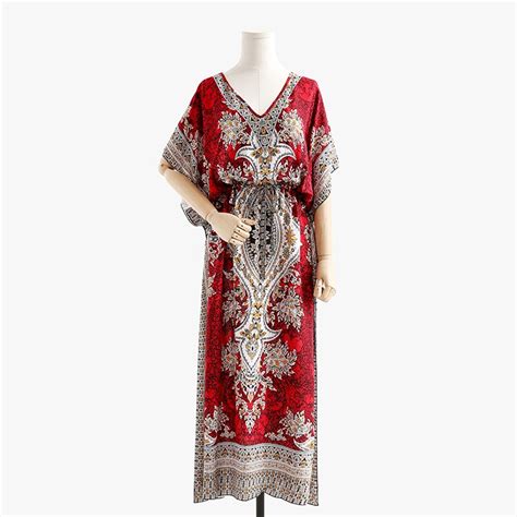 Bohemian Casual Loose Dress Boho Vintage Ethnic St Vicedeal