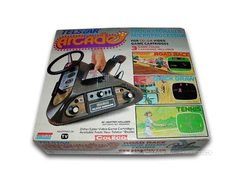 The Telstar Arcade Was Released In 1977 Made In A Triangular Case The