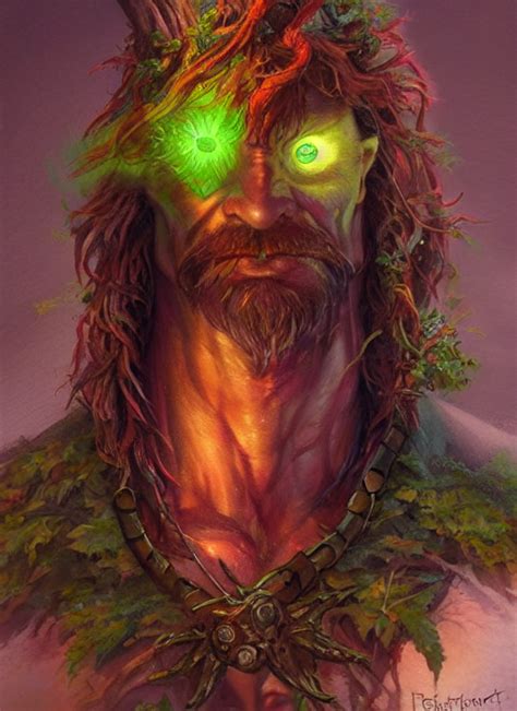 KREA AI Tree Person Dndbeyond Bright Colourful Realist