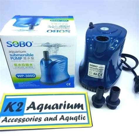 Promo Sobo Wp- 300 D Pompa Celup Air Kolam Aquarium Hidroponik/ Sobo Wp ...