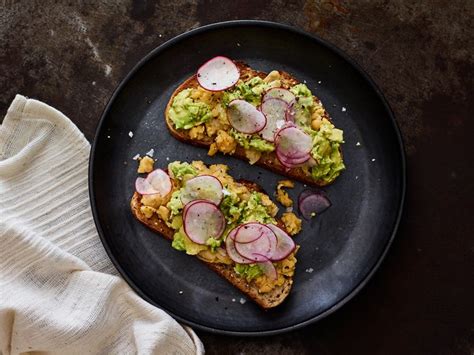 Smashed Chickpea And Avocado Toast Recipe Self