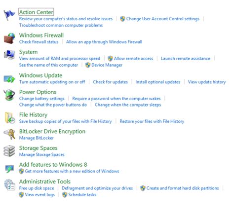 Windows Remove Control Panel Items