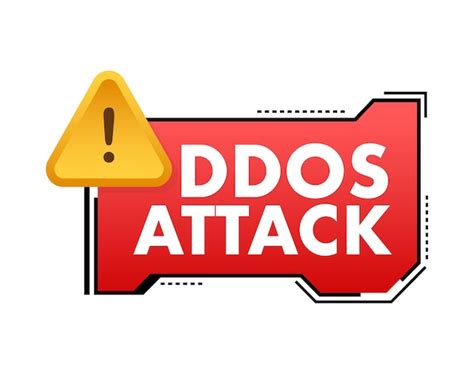 Bomba De Hackers De Ataque Ddos Vetor De Negação De Serviço Ilustração Stock Vetor Premium