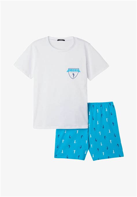 Tezenis Aus Mit Golf Print Set Nachtwäsche Set Blau V White Golf