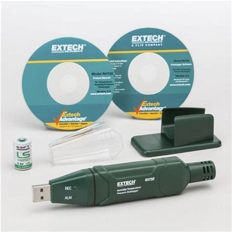 Extech Rht50 Humidity Temperature Pressure Datalogger Leda Electronics