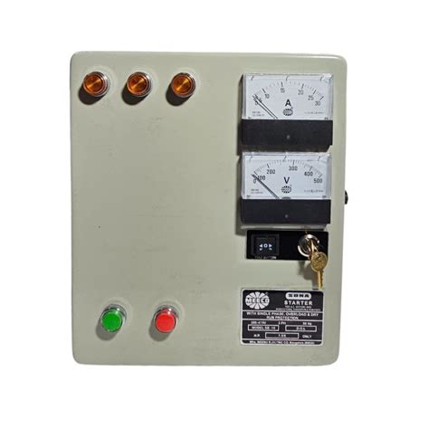 Meeco 758hp Dol Three Phase Control Panel With Auto