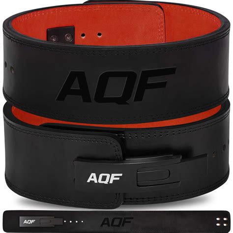 Aqf 13mm Leather Powerlifting Belt For Maximum Support Aqf Sports