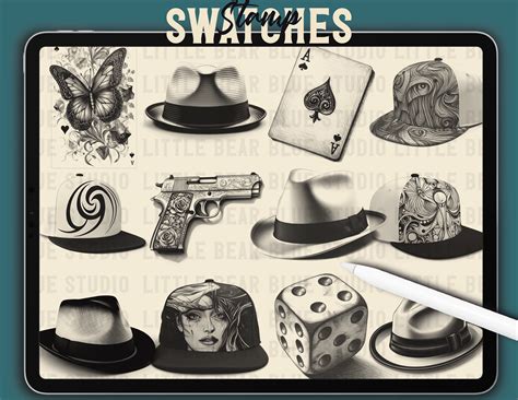 100 Chicano Tattoo Elements Procreate Stamps Chicano Art Brushes For