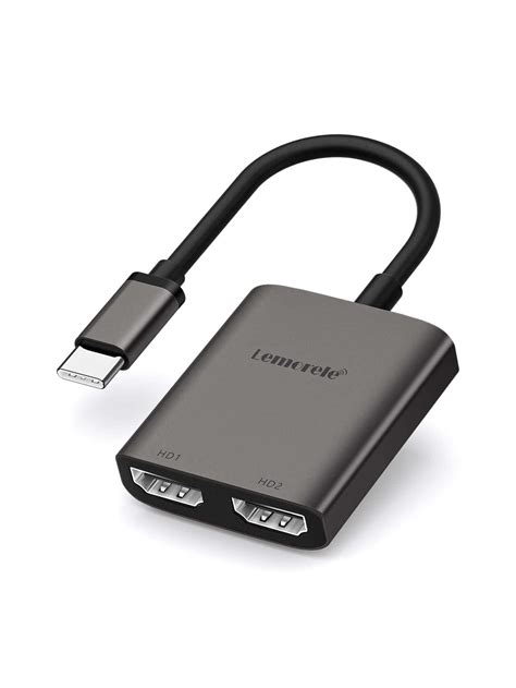 محول Lemorele Usb C إلى Hdmi يو اس بي إس تو اتش دي أداة قابلة للتوصيل