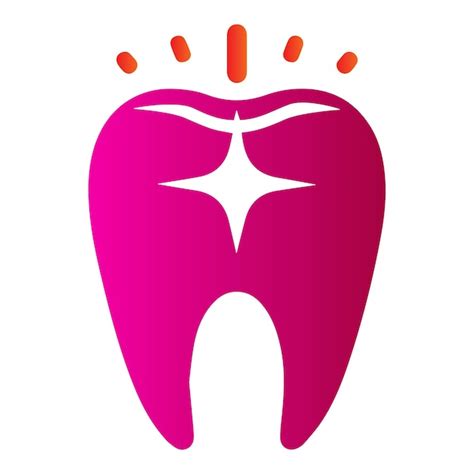 치아 치아 로고 디자인 터 일러스트레이션 프리미엄 벡터