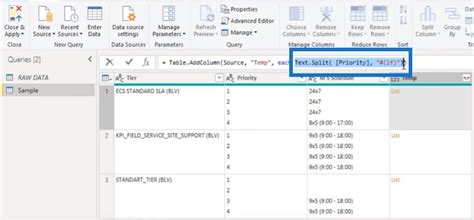 Luckytemplates Column Split Power Query Tutorial Cómo Dividir Celdas
