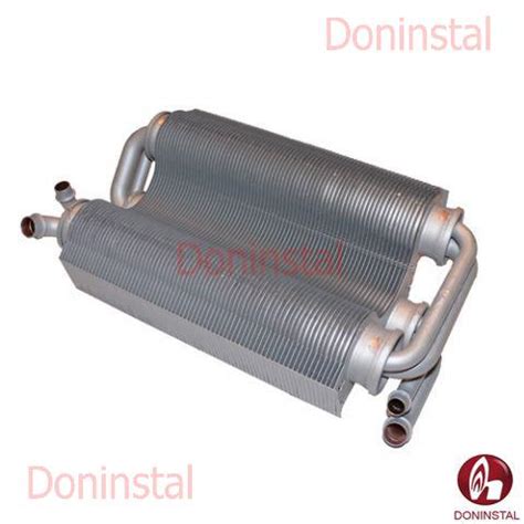 Теплообменник битермический на газовый котел Ferroli Domicompact F24 ...