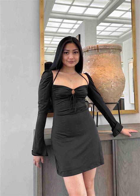 Elena Dress Black Lemon Heaven Boutique