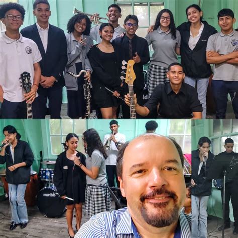El Grupo Roca Latina Y Yo Durante La Expo Recital De Nuestro