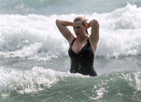 Kate Winslet Bares Curvy Beach Body During Getaway To New Zealand