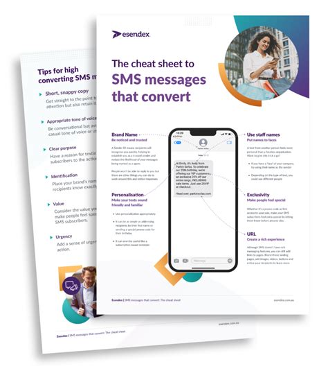 Cheat Sheet To Sms That Convert Esendex Au