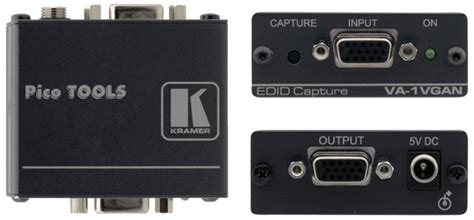 Kramer VA VGAN VGA UXGA Computer Graphics Video EDID Emulator