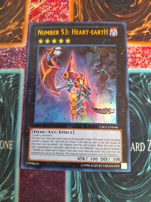 Yu Gi Oh Number 53 Heart Earth Cblz En046 Ultra Rare Unlimited Near