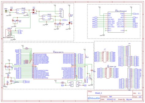 avr developing board oshwlab