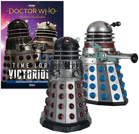 Eaglemoss Dalek Executioner And Dalek Strategist Set Doctor