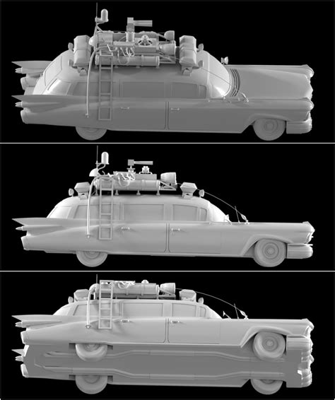 🚗 Ghostbusters Ecto 1・ Stl File For 3d Printing・cults