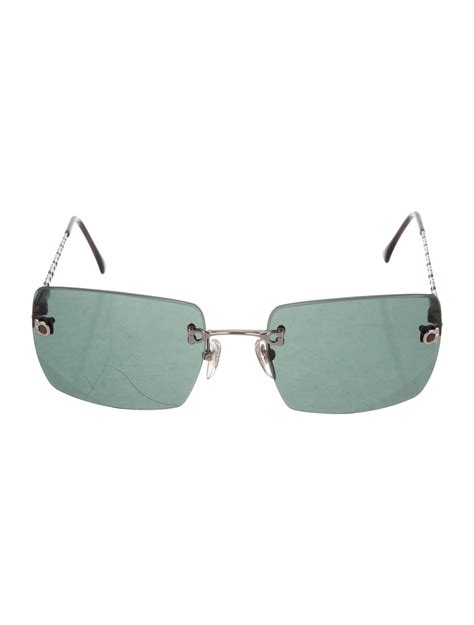 Salvatore Ferragamo Rimless Square Sunglasses Accessories Sal83115