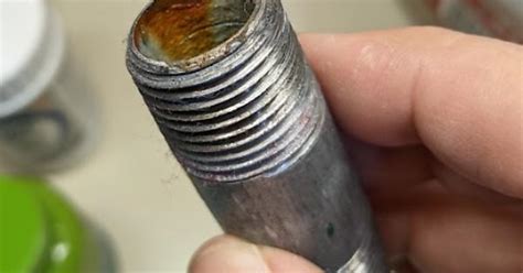 2 Week Old Galvanized Water Pipe Rusting Tub Faucet Imgur