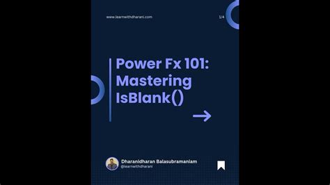 Validating Input With Isblank In Power Fx Day 13 50daysofpowerfx