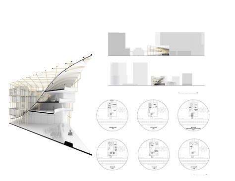 Architecture Project Curvilinear Glass Facade With Timber Accents