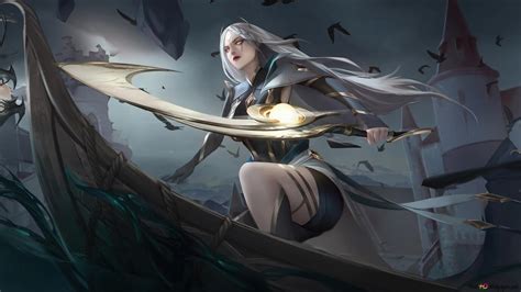 Sentinel Diana [lol] League Of Legends 4k Wallpaper Download